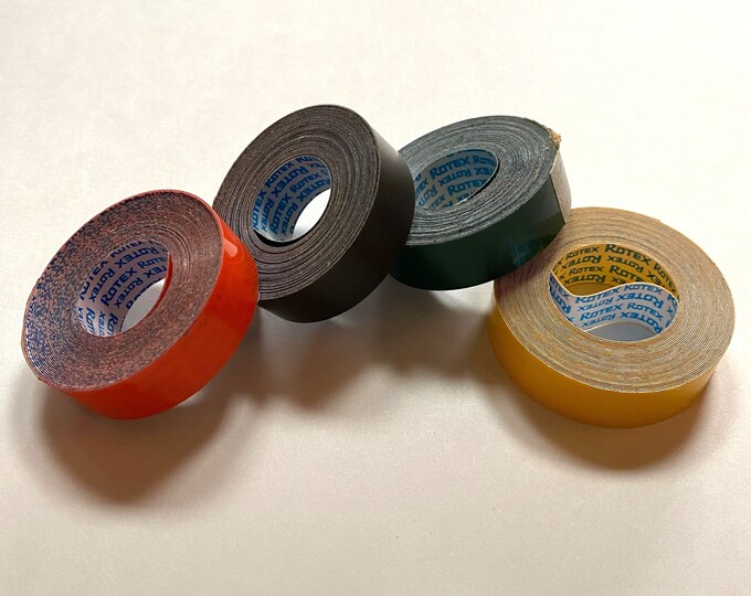 Vintage Rotex Label Maker Embossing Tape Orange Yellow Green Brown ...