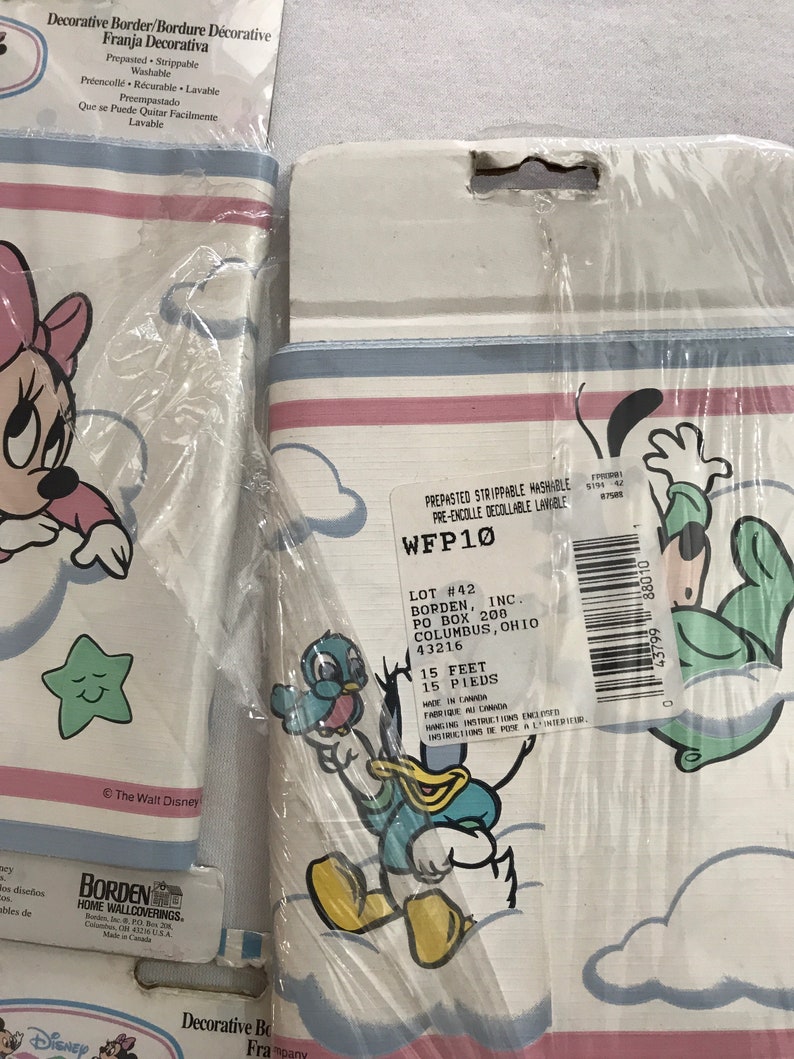 1990s Disney Babies Decorative Border Trim Prepasted Home Wall | Etsy