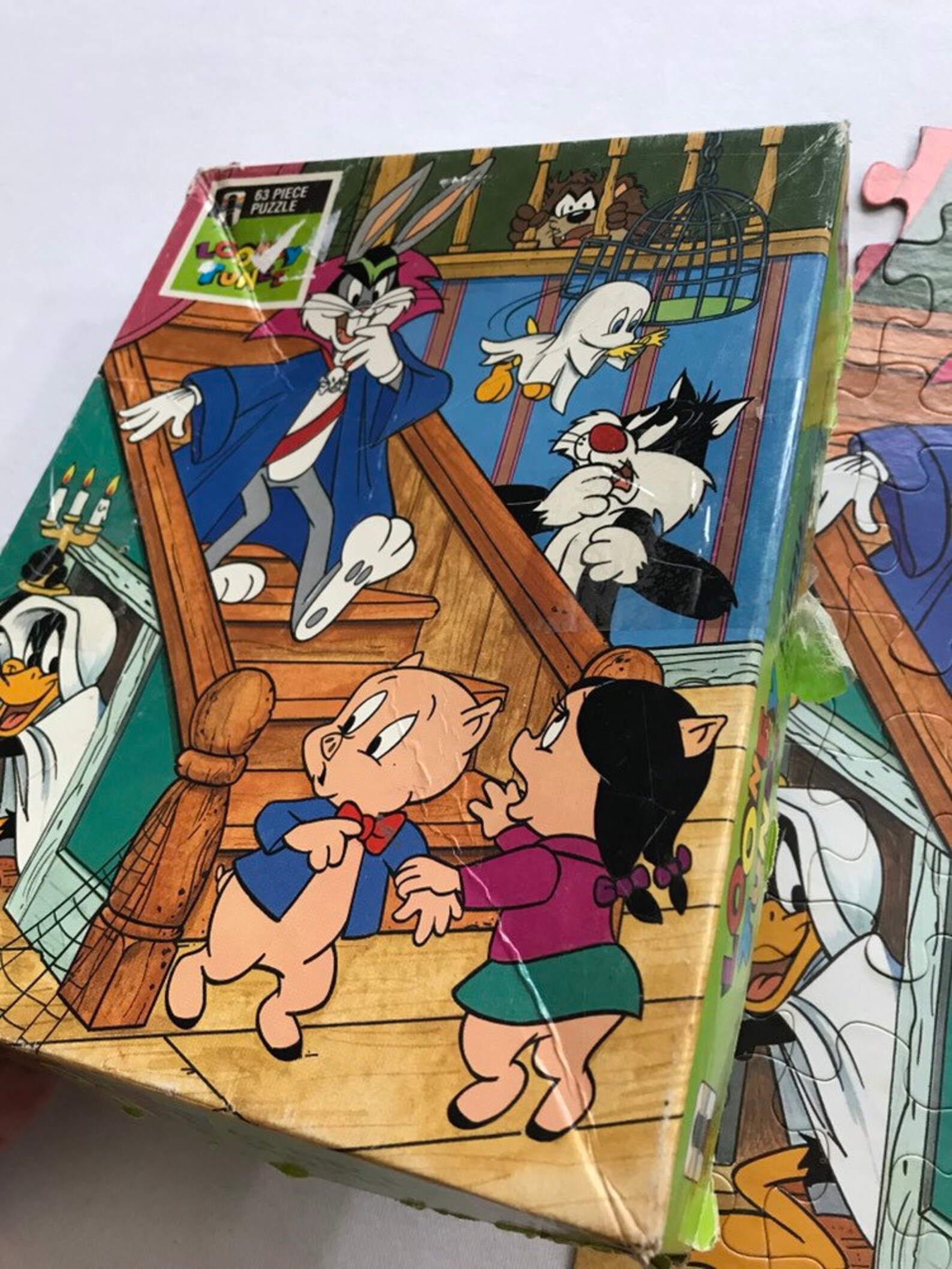 Looney Tunes Haunted House Jigsaw Puzzle Kids Retro 90s Cute | Etsy