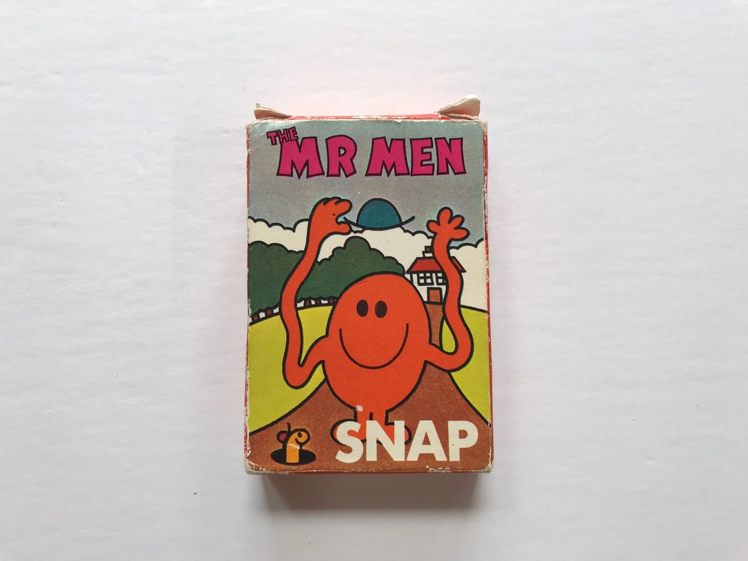Rare Mr Men Snap Playing Cards Game COMPLETE HTF Deck Game Night ...