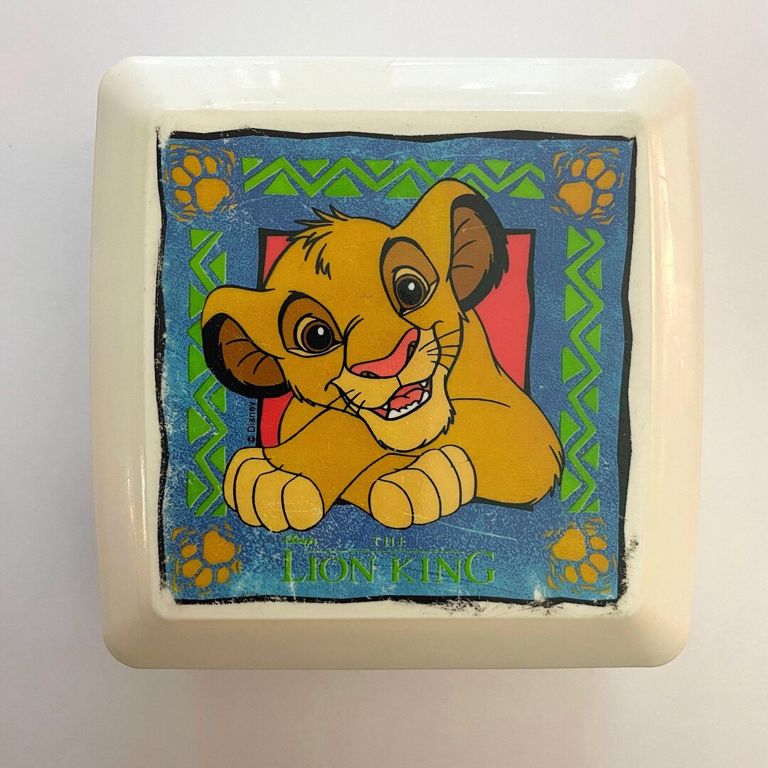 The Lion King Kids Sandwich Box Lunch Box Kibouki Simba - Etsy