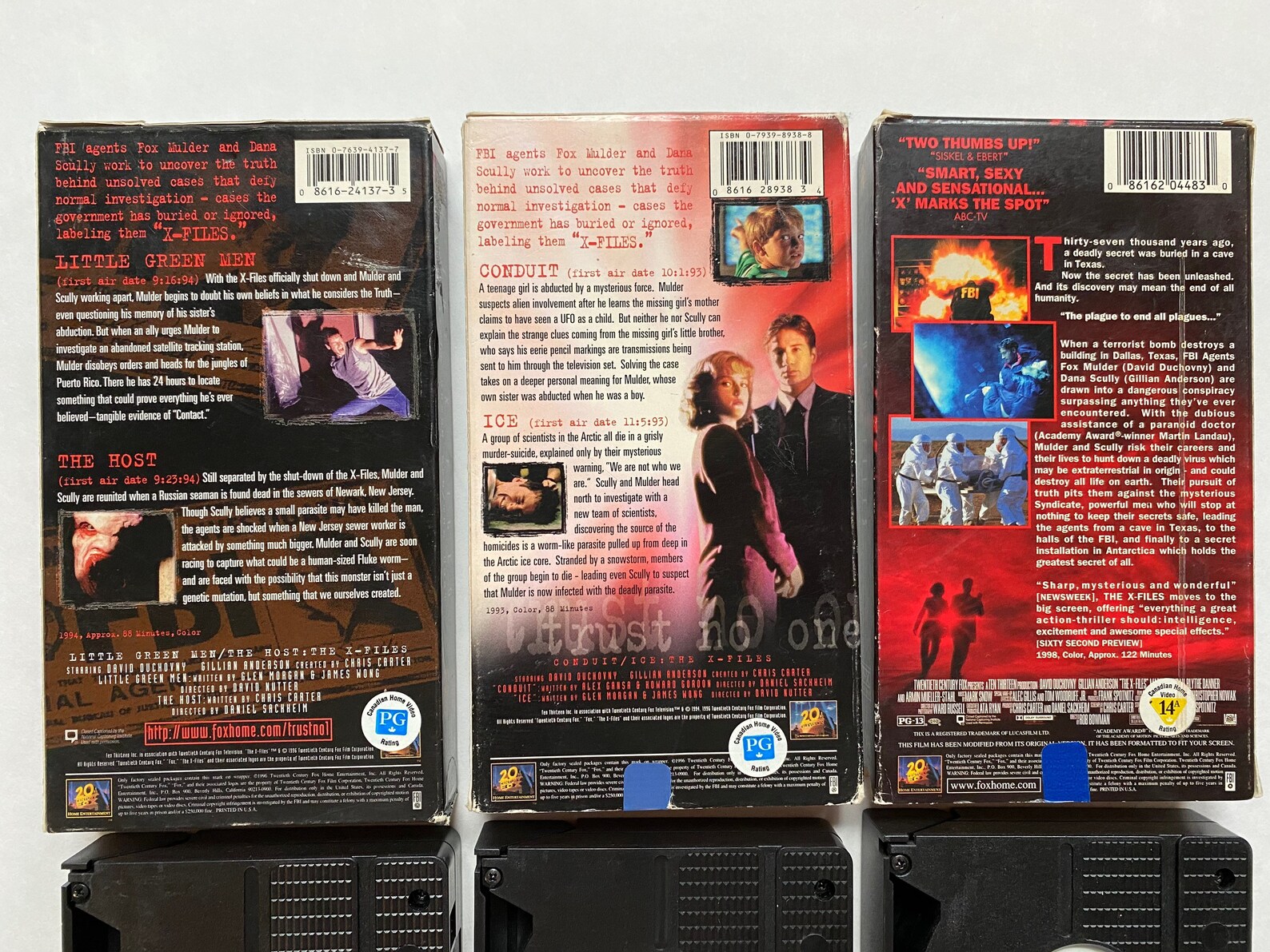 The X Files VHS Videos Lot Science Fiction Sci Fi Aliens 90s - Etsy