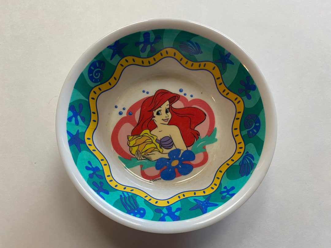 1990s Ariel Little Mermaid Melamine Kids Bowl Serving Snacks - Etsy