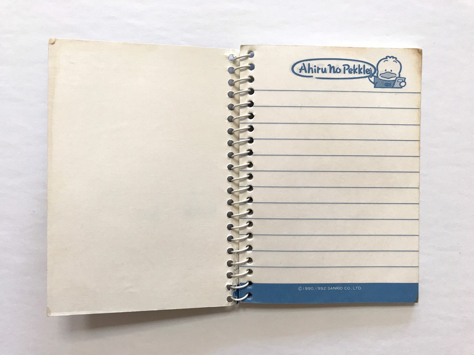 1992 Sanrio Pekkle Duck Notepad Notebook Mini Pocket Size | Etsy