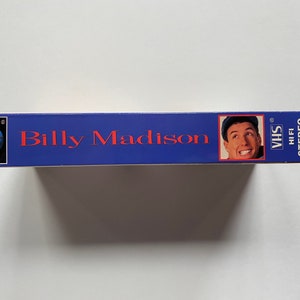 1995 Billy Madison VHS Video Movie Film Adam Sandler Comedy - Etsy ...
