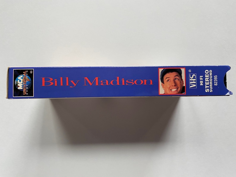 1995 Billy Madison VHS Video Movie Film Adam Sandler Comedy - Etsy