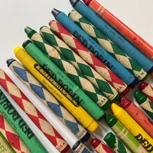 SALE Vintage Restaurant Crayons Dairy Queen Red Robin Made in USA - Etsy