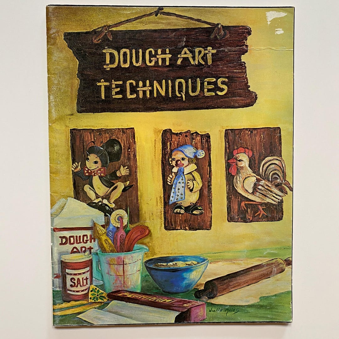 Dough Art Techniques Craft Magazine 1973 - Etsy