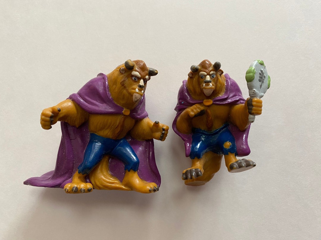 The Beast PVC Figures Disney Beauty and the Beast - Etsy