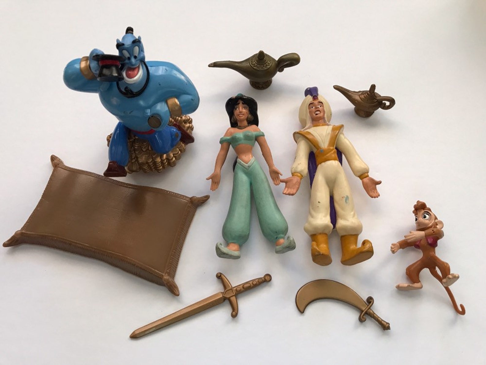 1990s Disney Aladdin Figures Toys 90s Kids Children - Etsy