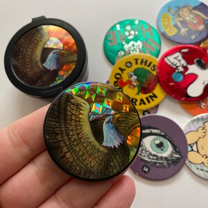 1990s Blank Back Pogs in Mini Collector Tube With Slammer 90s Kids Toys ...