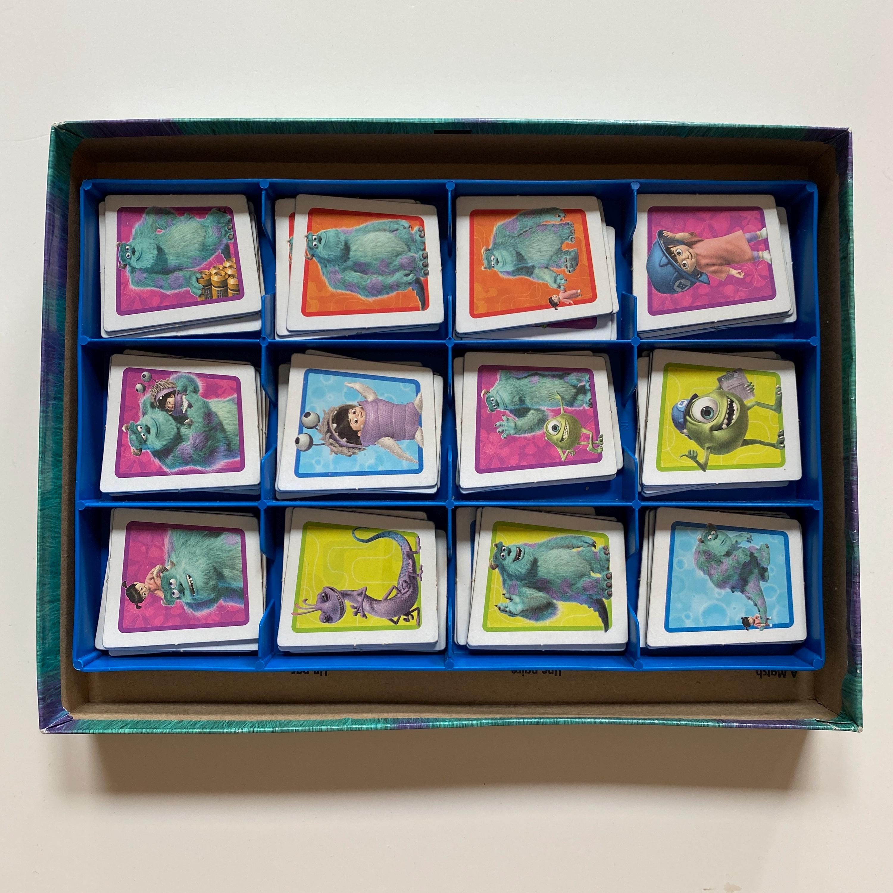 2001 Monsters Inc. Memory Matching Game Hasbro Disney Pixar COMPLETE - Etsy