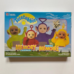 Teletubbies Memory Game 1998 Milton Bradley Hasbro COMPLETE - Etsy