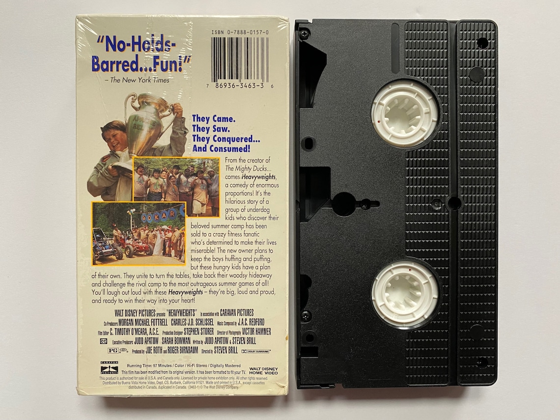 1995 Heavyweights VHS Video Tape 90s Kids Tested Working Movie - Etsy