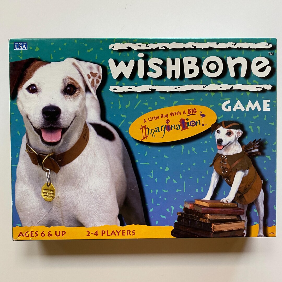 1997 Wishbone Board Game Complete Kids Game Night Collectible Cute ...