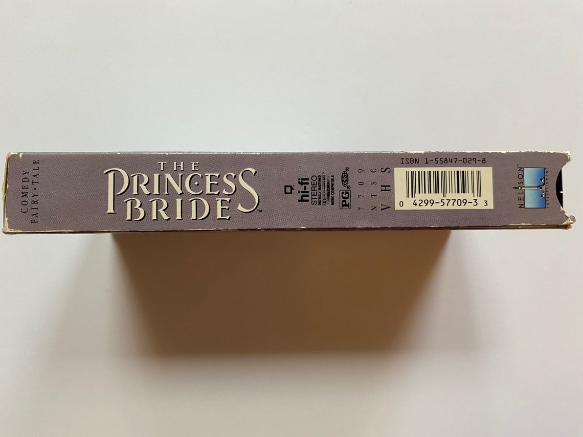 Vintage the Princess Bride VHS Video Tape 1987 Tested Working - Etsy