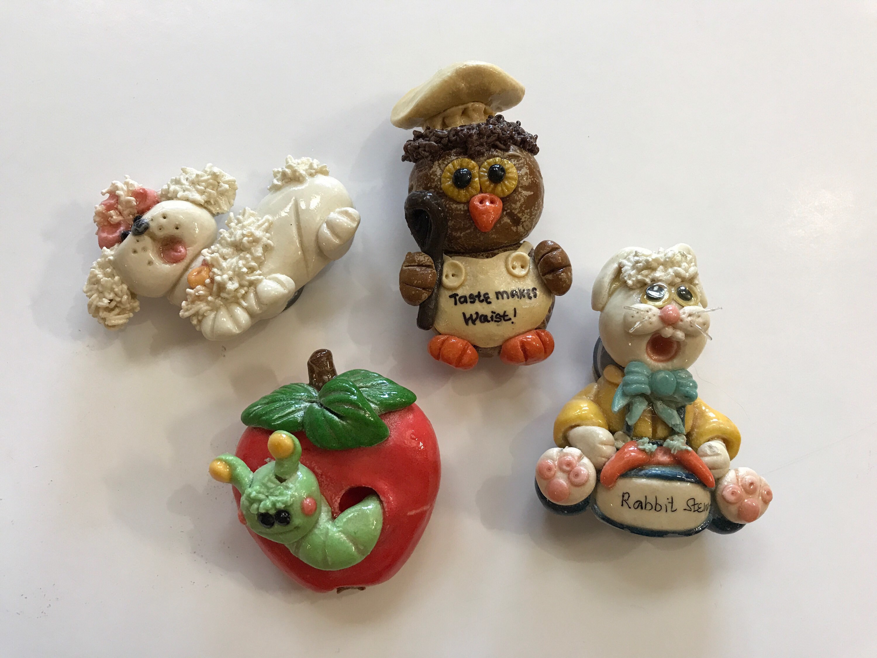 Clay Fridge Magnets Weird Kitsch Googly Eyes 80s Funny Strange - Etsy