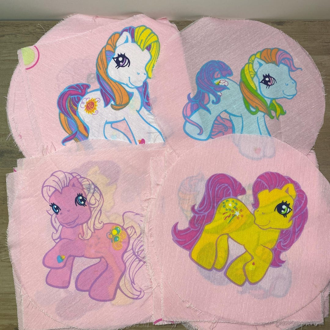 My Little Pony Sewing Fabric Panels 2004 Early 2000s Vintage Retired ...