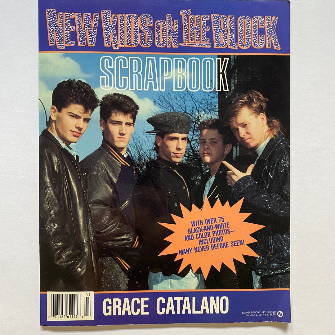 New Kids on the Block Scrapbook Magazine 1990 - Etsy