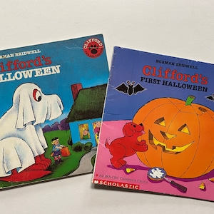 Clifford the Big Red Dog Halloween Books by Norman Bridwell - Etsy