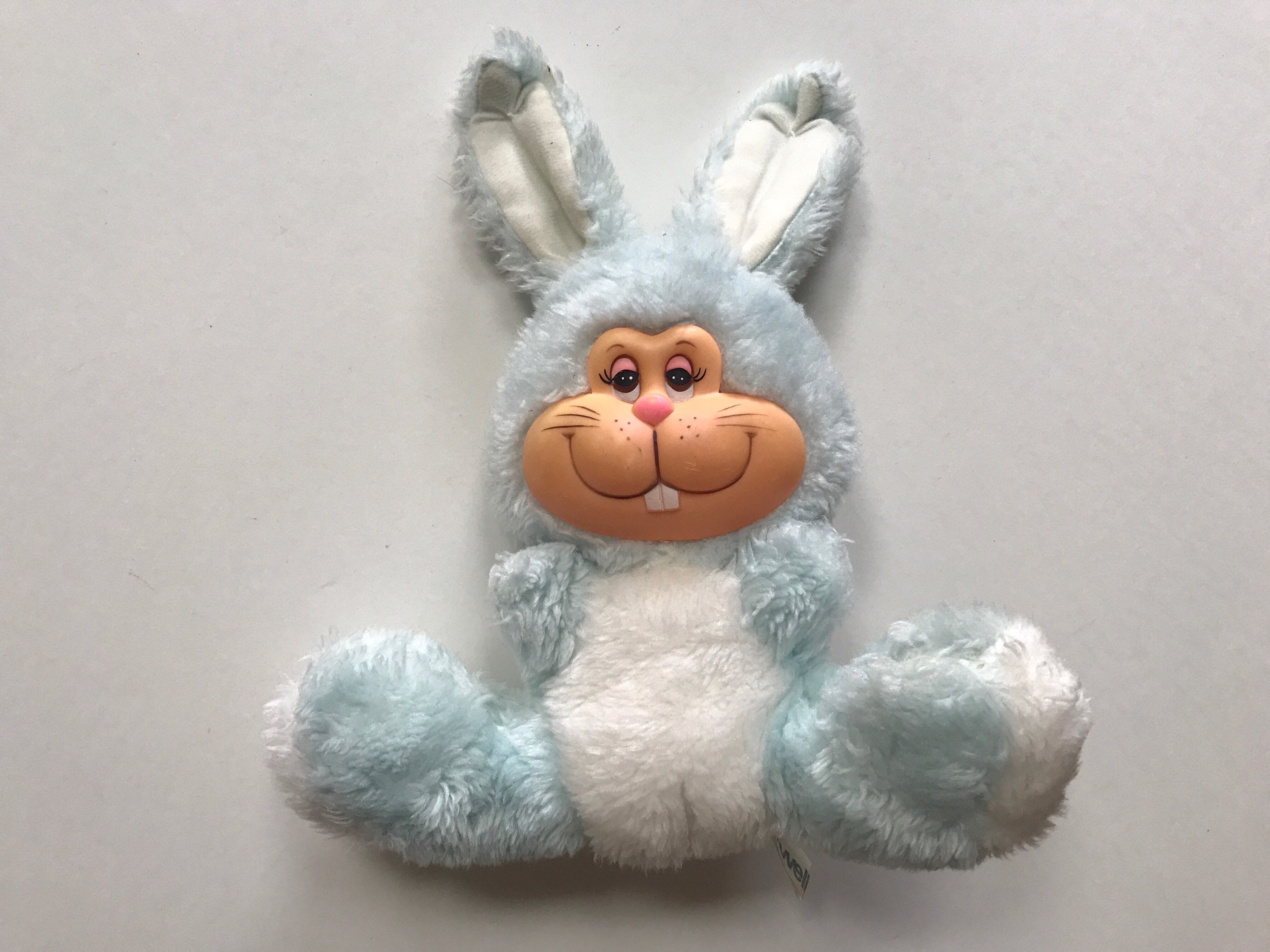 Toys Vintage Maxwell Bunny Rubber Face Plush Toy 80s Kids Collectible ...