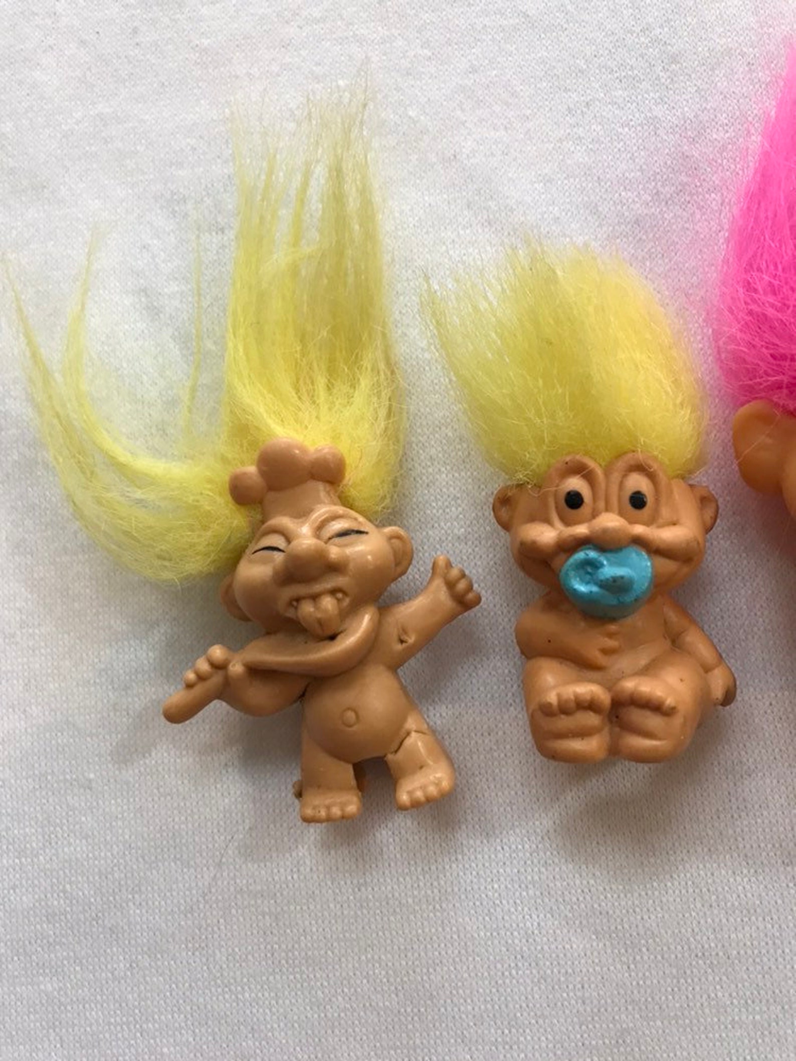 1990s Creata Mini Trolls Animal Tiny Small Treasure Trolls | Etsy