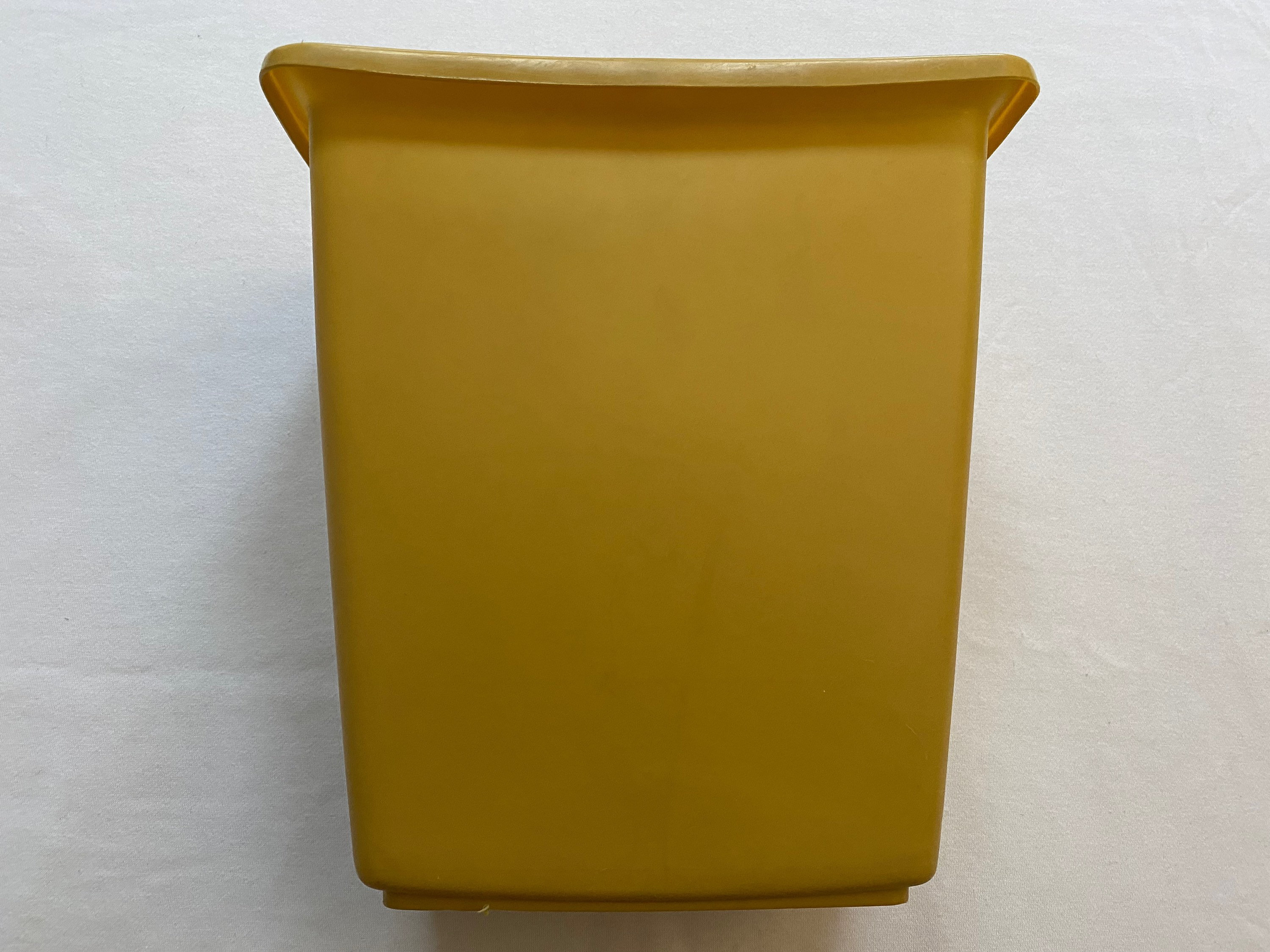 1970s Rubbermaid Garbage Can Plastic Yellow Gold Flower Collectible - Etsy