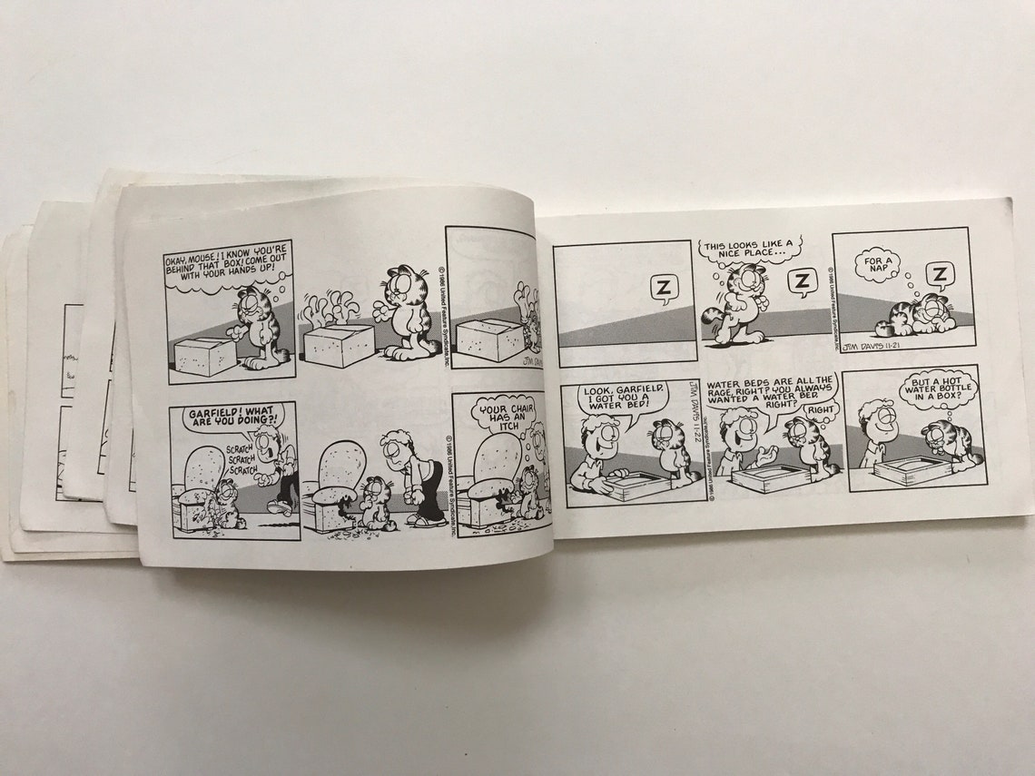 1980s Garfield World Wide Comic Strip Book - Etsy