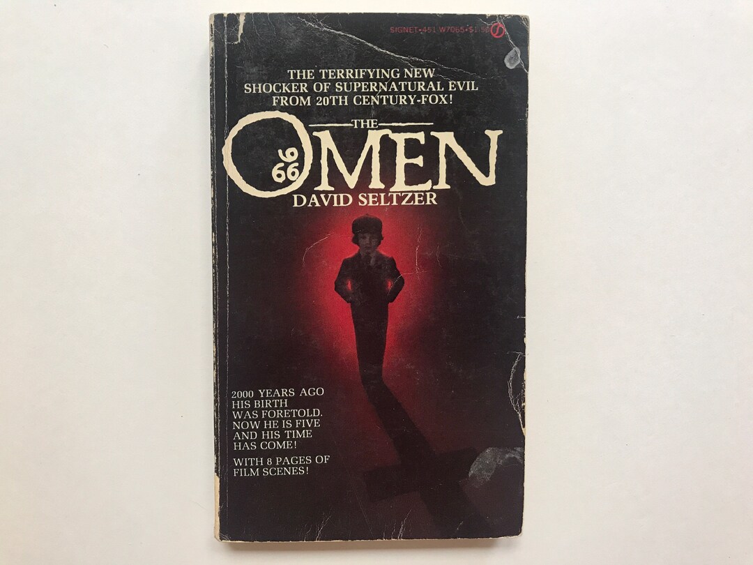 1976 the Omen Novelization Book Based on the Motion Picture Paperback ...