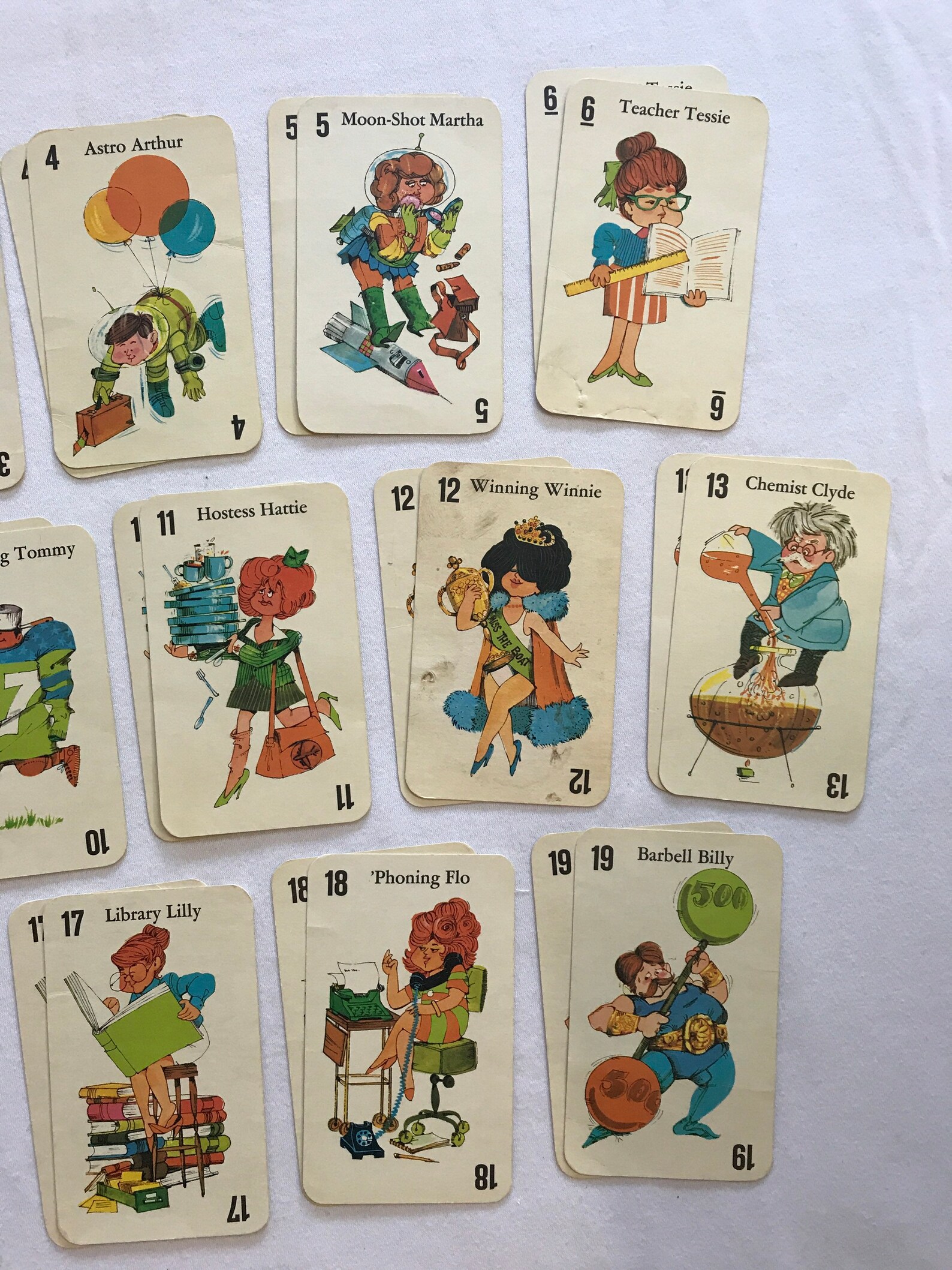 60s or 70s Jumbo Old Maid Playing Cards Set Kids RARE Game - Etsy