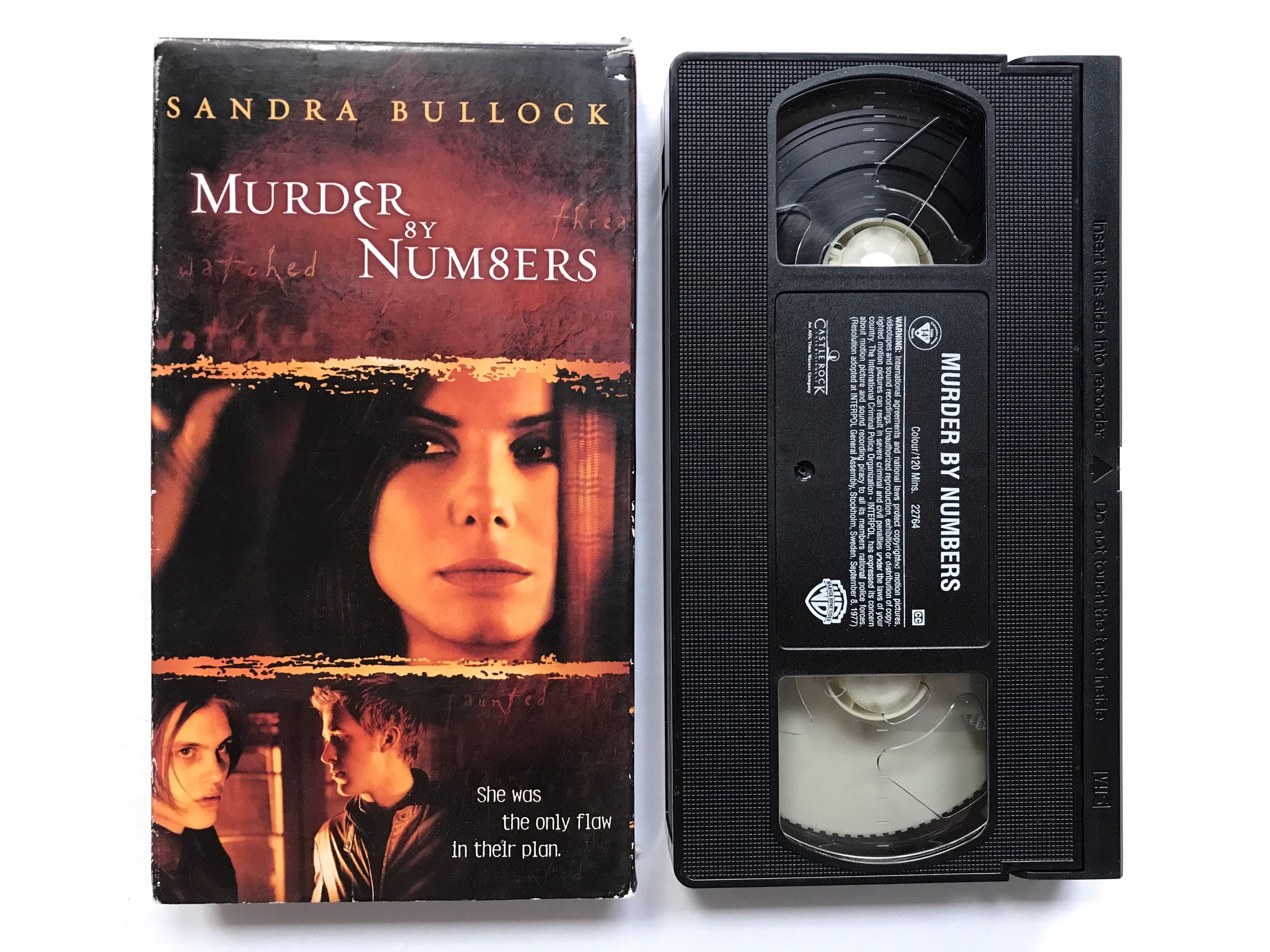 2002 Murder by Numbers VHS Video Tape Movie Full Length Horror | Etsy