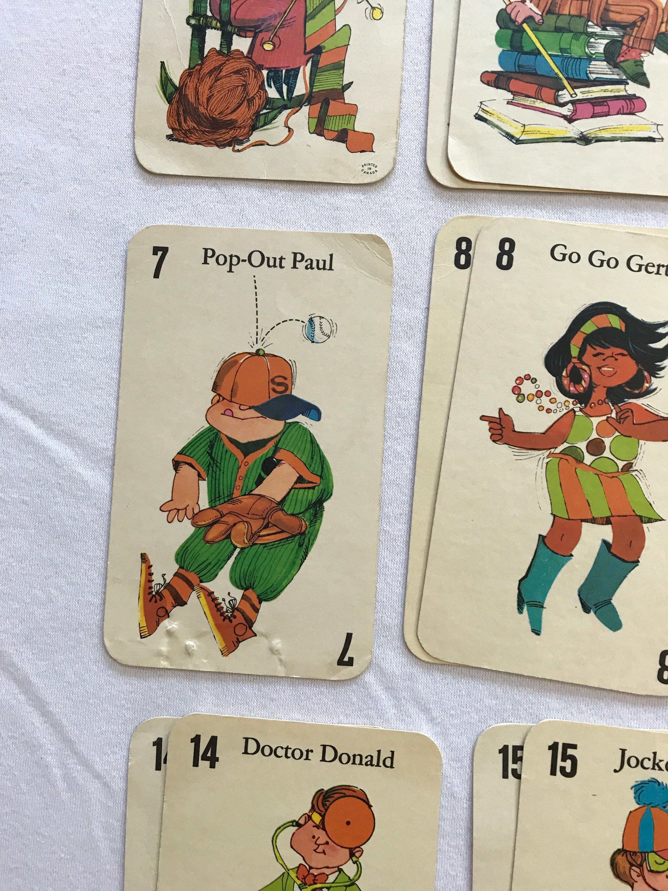 60s or 70s Jumbo Old Maid Playing Cards Set Kids RARE Game | Etsy