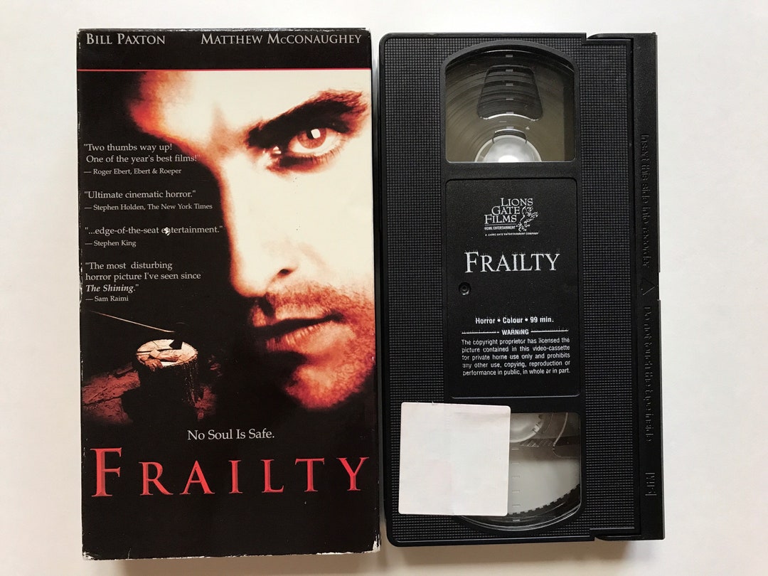 2001 Frailty VHS Video Tape Movie Full Length Supernatural Horror ...
