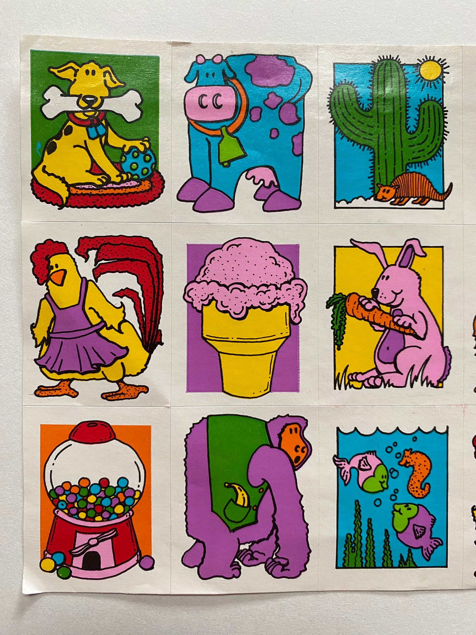 Highlights Sticker Sheet 90s Kids Magazine Premium Rare - Etsy