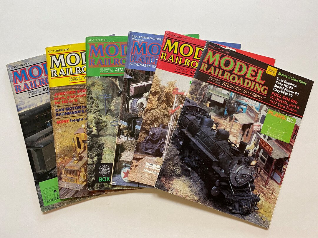 SALE LOT of Model Railroading Train Magazines That Bring You Attainable ...