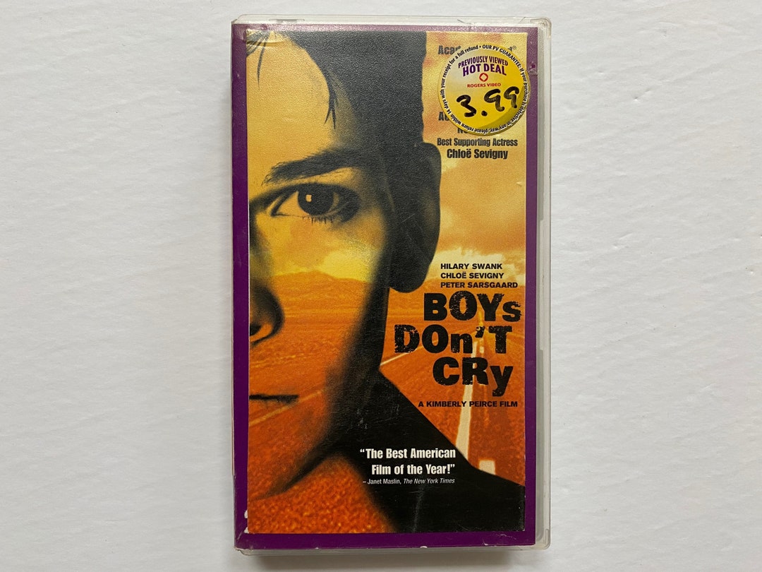 2000 Boys Dont Cry VHS Video Tape Tested Working Movie Film LGBT Hilary ...