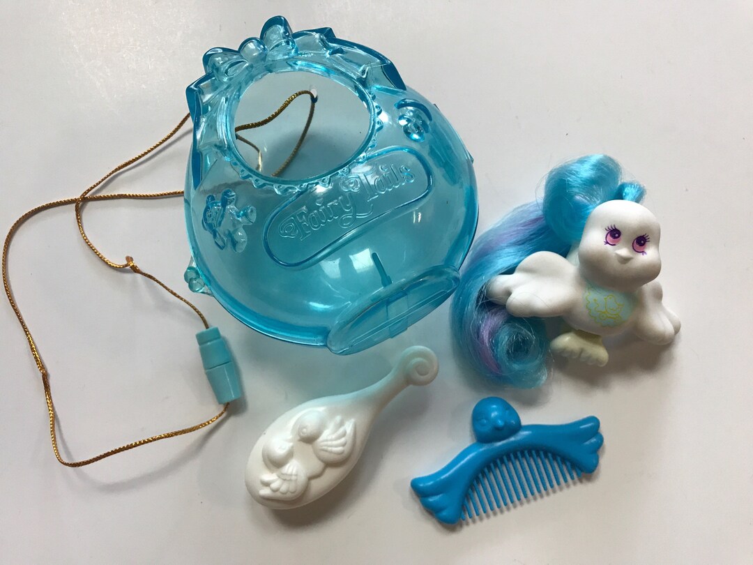 1980s Fairy Tails Baby Bird Tubby Tails With Egg and Combs Hasbro 80s ...