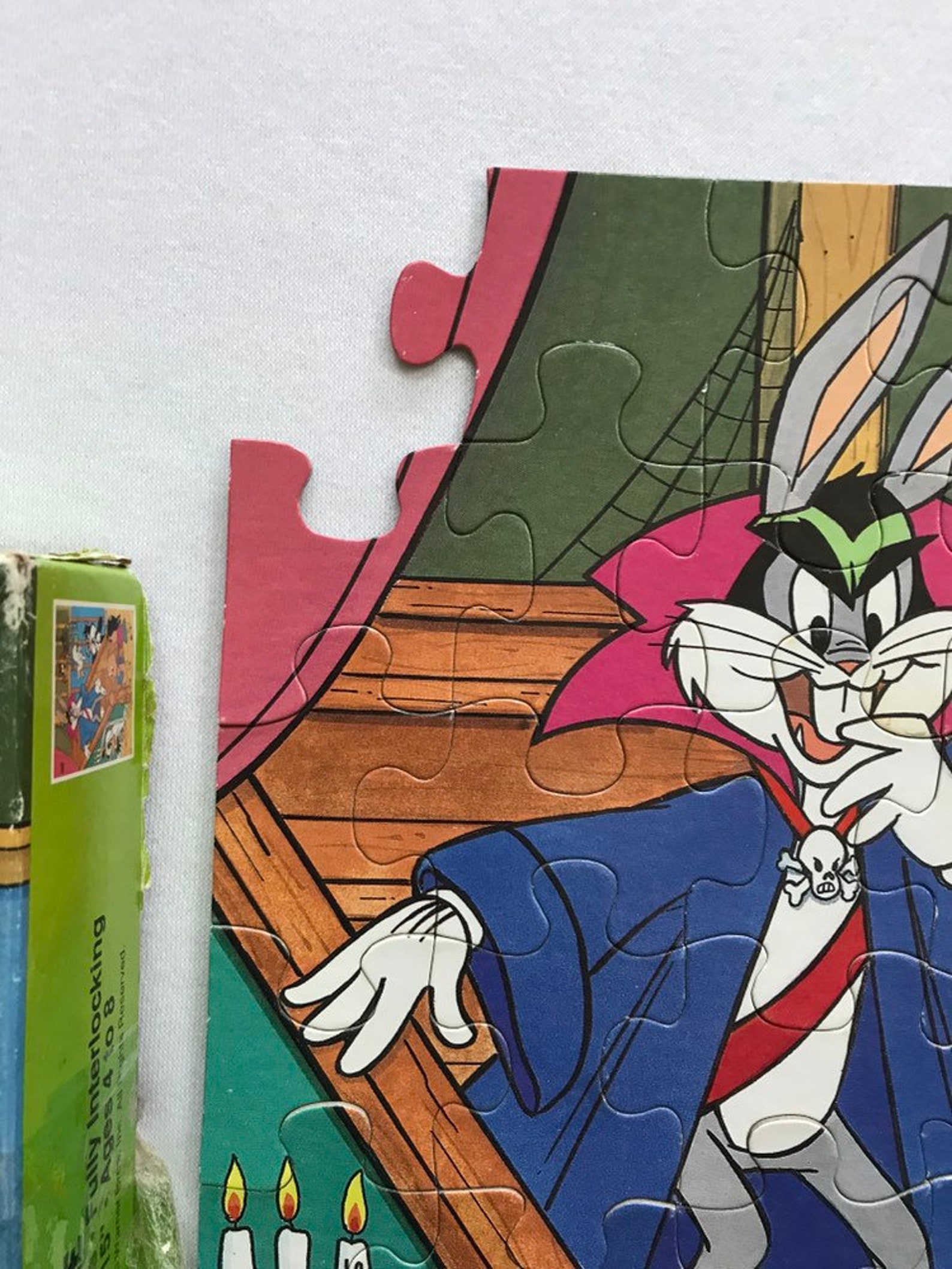 Looney Tunes Haunted House Jigsaw Puzzle Kids Retro 90s Cute | Etsy