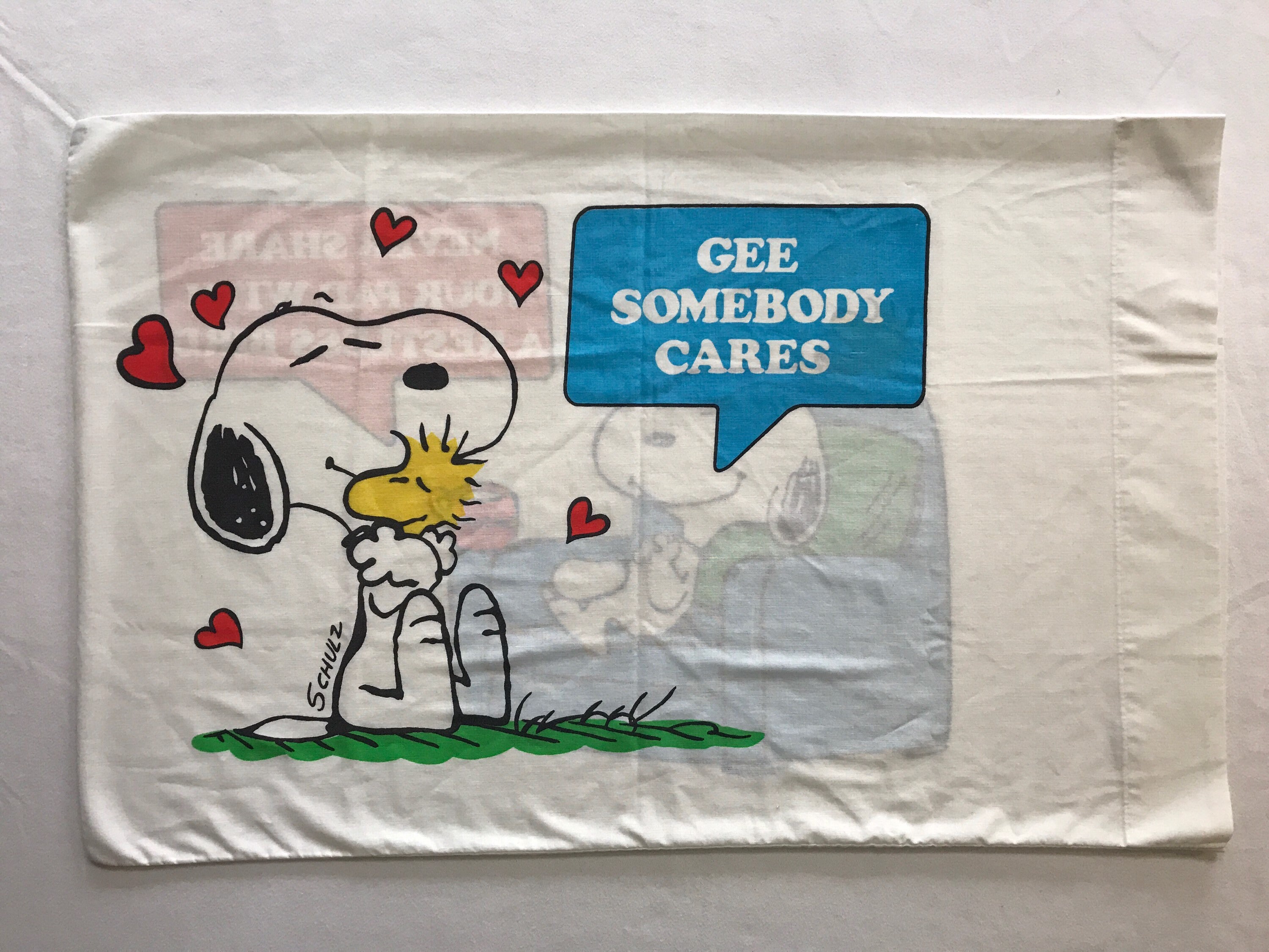 Snoopy Cotton Pillowcase Bedding Sheets & Pillowcases etna.com.pe