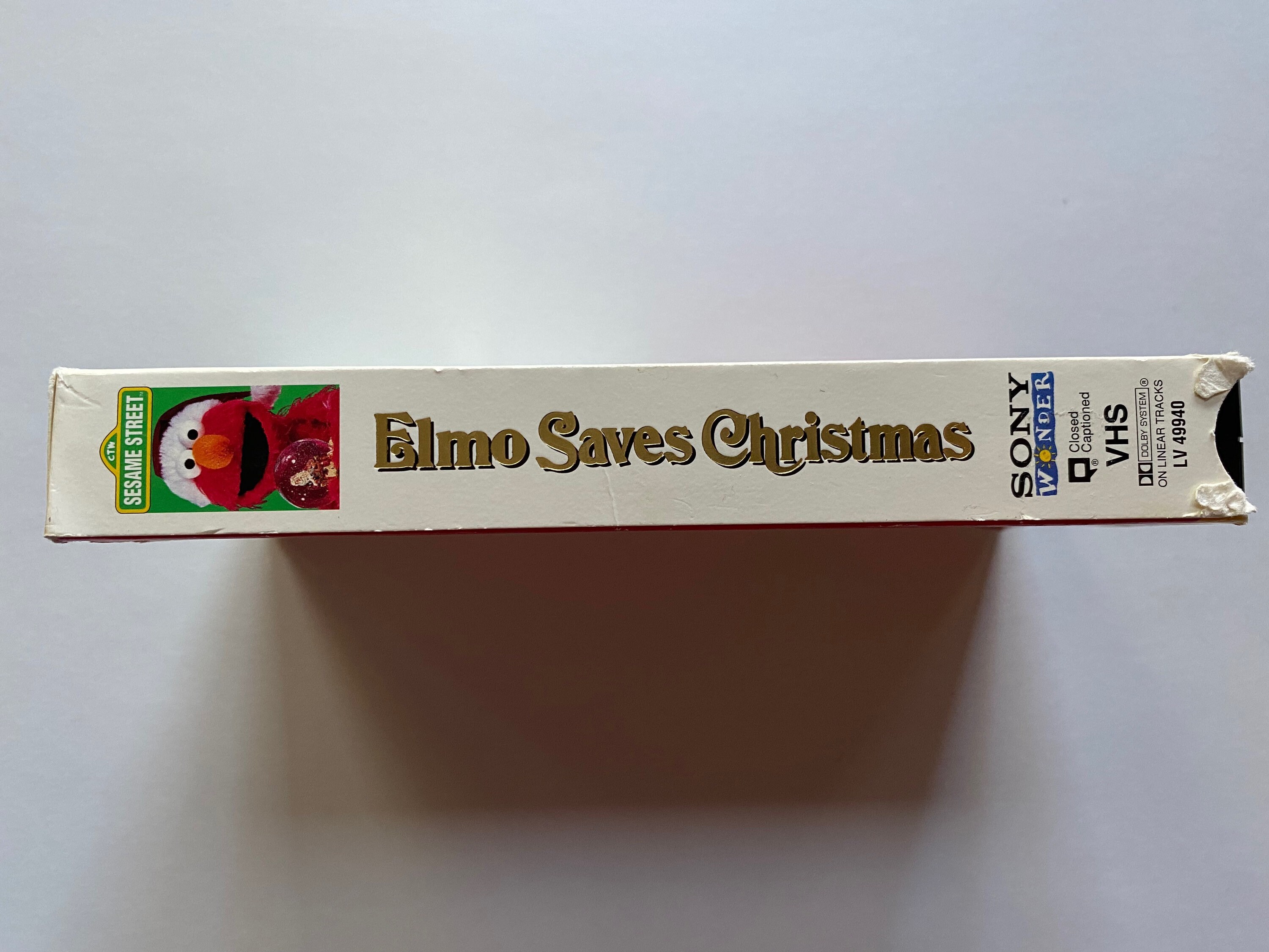 Sesame Street Elmo Saves Christmas Vhs