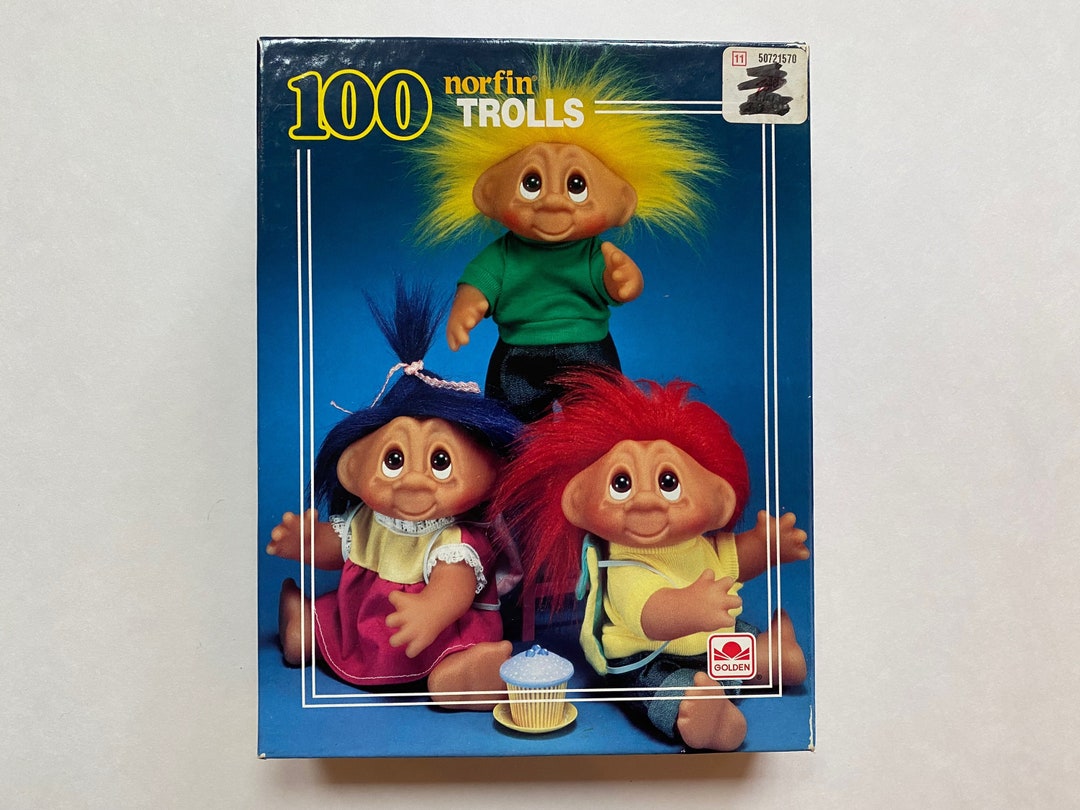 1992 Norfin Trolls Puzzle Complete Game Night Family Night Collectible ...