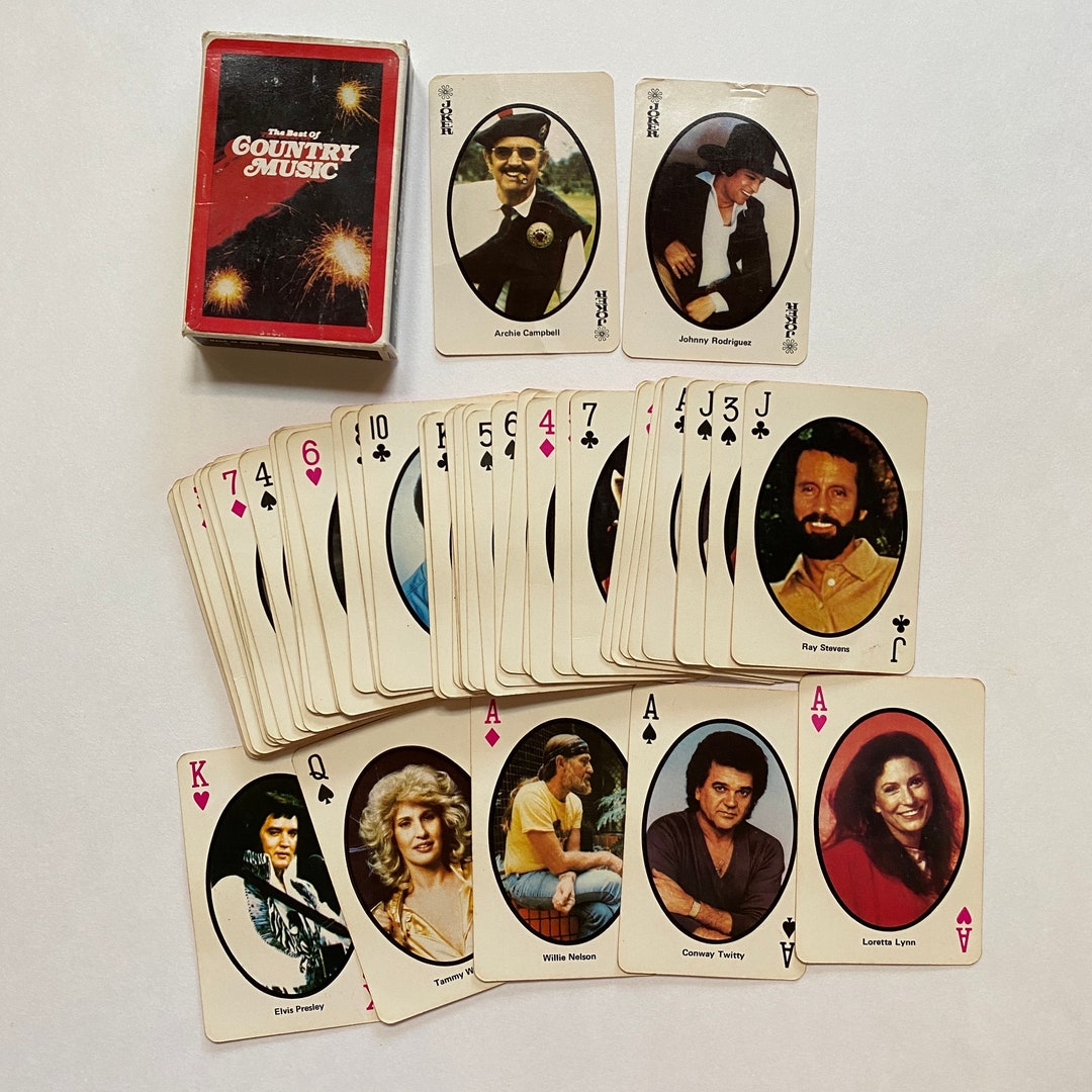 The Best of Country Music Playing Cards 1982 Scotco Hello Darlin ...