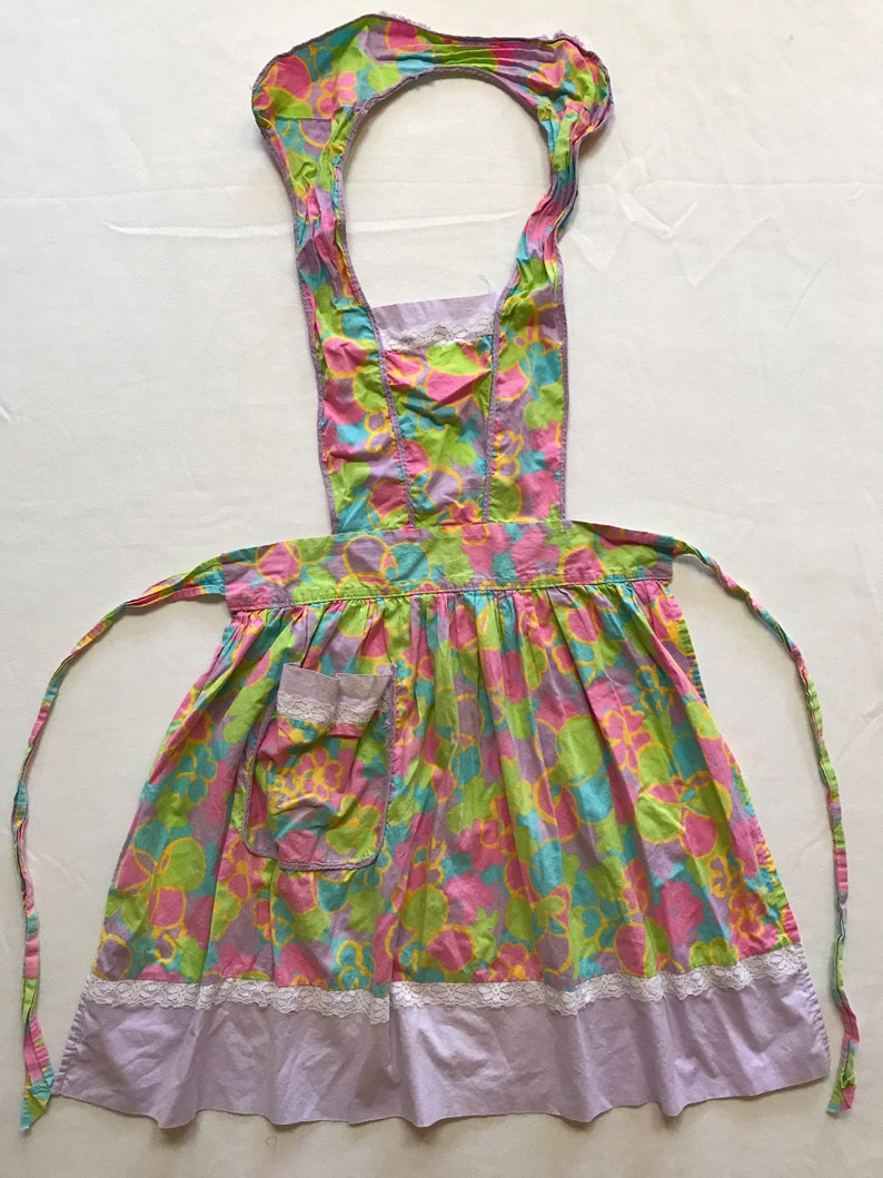 1970s Kitchen Apron Flower Power Cooking Baking Apron Kitsch - Etsy