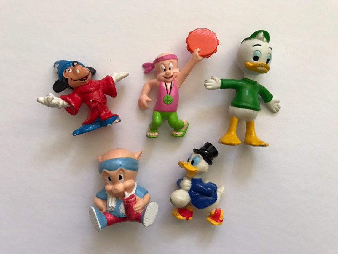 Disney and Warner Bros Mini PVC Figures Lot West Germany Bully | Etsy