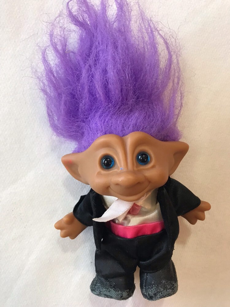 Vintage Ace Novelty Co Jewel Belly Troll Groom Dolls 1990s | Etsy