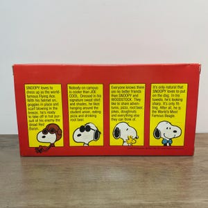 1990 Snoopy 40th Anniversary Collection PVC Toys Mini Figure SET Peanuts Charlie Brown Applause ...