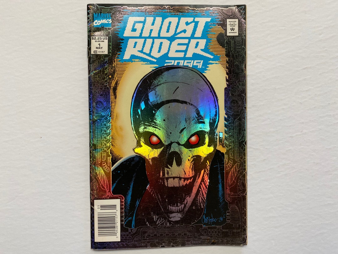 Vintage Ghost Rider 2099 Comic Book Marvel Comics Boys Reading ...