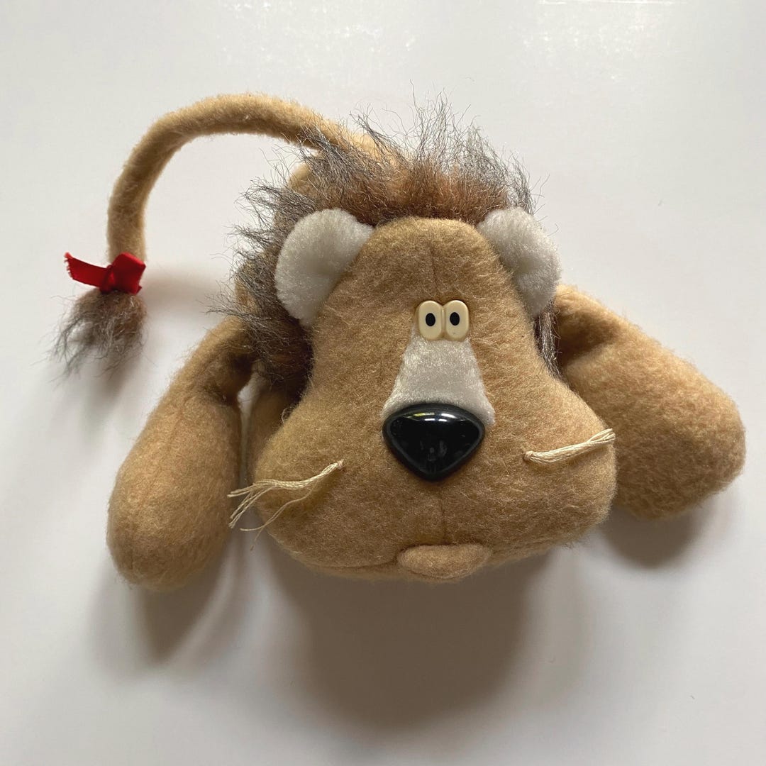 Monroe the Lion Plushie Friend of Rodney Reindeer Mini Stuffed Animal ...