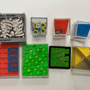 Handheld Dexterity Puzzles Skill Squares Games 80s 90s Retro ...