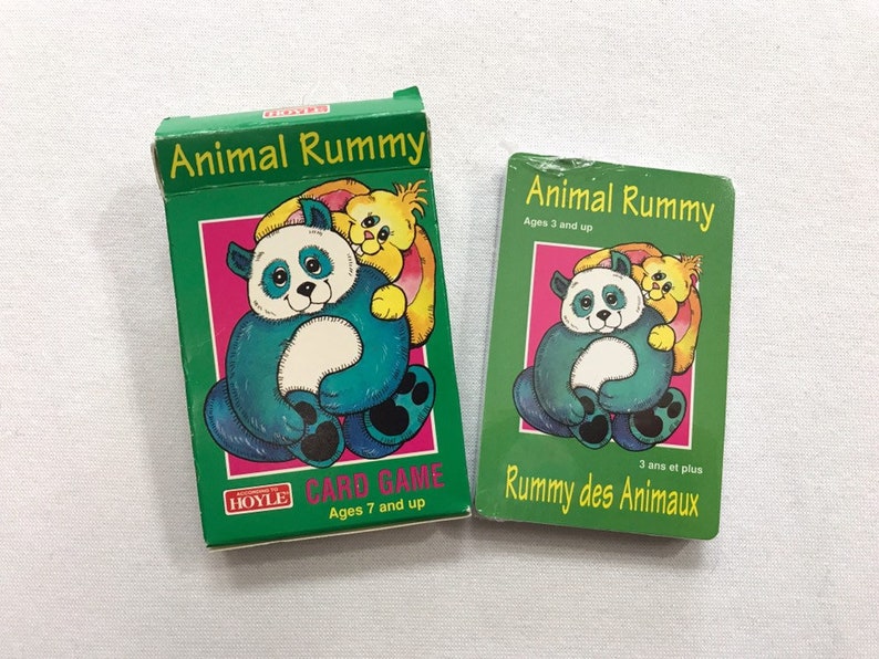 1997 Animal Rummy Playing Cards Complete Sealed Set Kids - Etsy